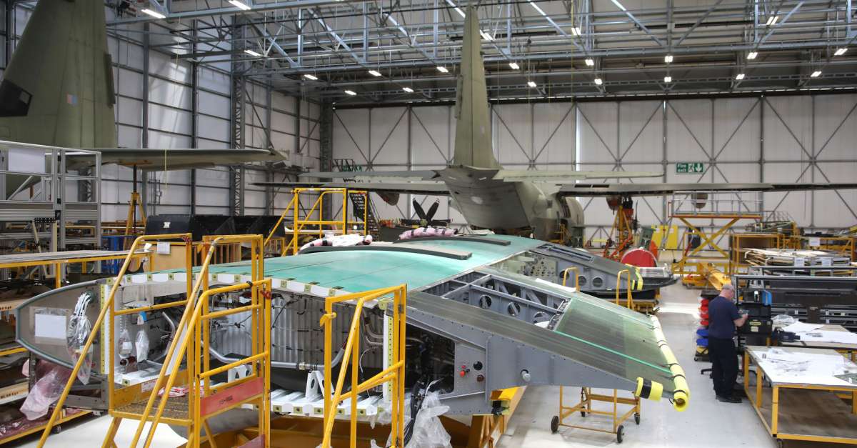 Aircraft modernisation | C-130 centre wing box replacement - Marshall Group