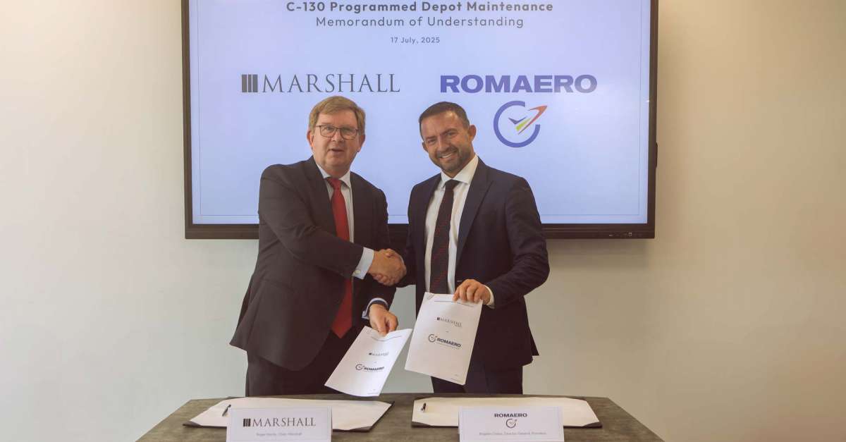 Romaero and Marshall exploring military MRO collaboration to advance ...